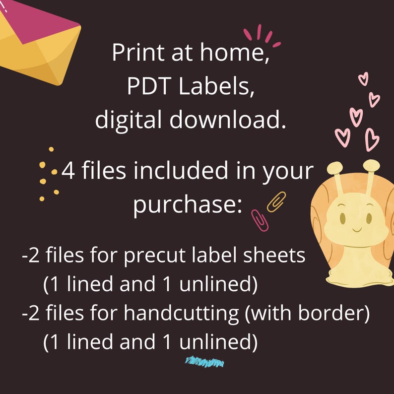 Lets Decorate - PDF Digital Download - Print at Home Please Deliver to ...