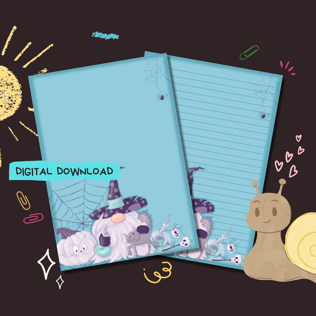 Dwalf Warlock PDF Digital Download Penpal Letter Writing Paper Instant ...