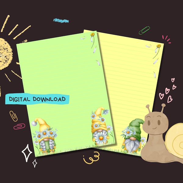 Cute Writing Paper - Etsy