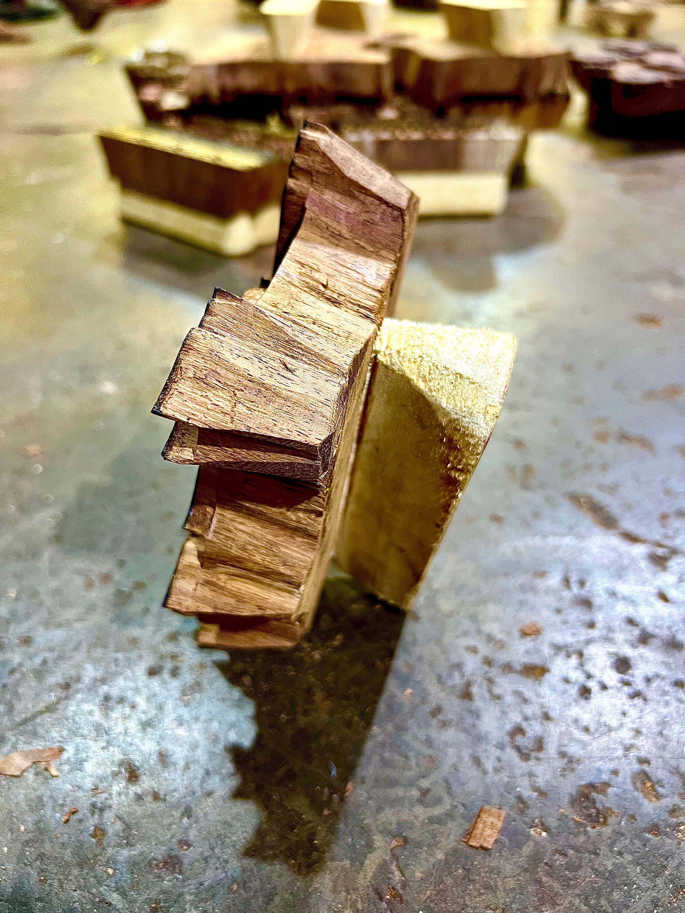 Single Color Block Wooden Single Color Block Sparrow Design Single ...