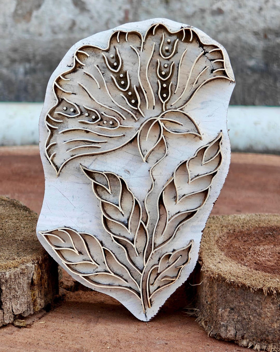 Batik Block Wax Printing Block Wooden Brass Batik Stamps Batik Metal ...