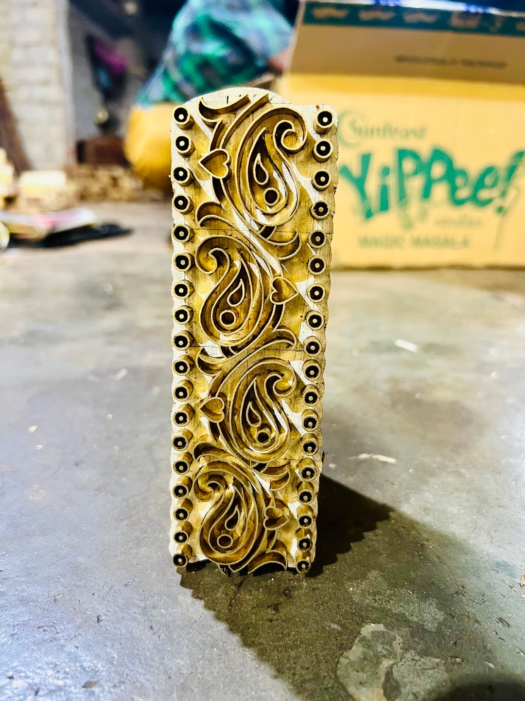 Brass Batik Block Wooden Brass Batik Stamps Batik Printing Block Batik ...