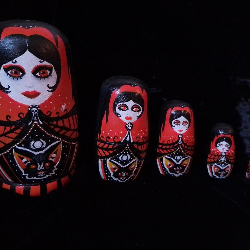 Russian Dolls Goth - Etsy