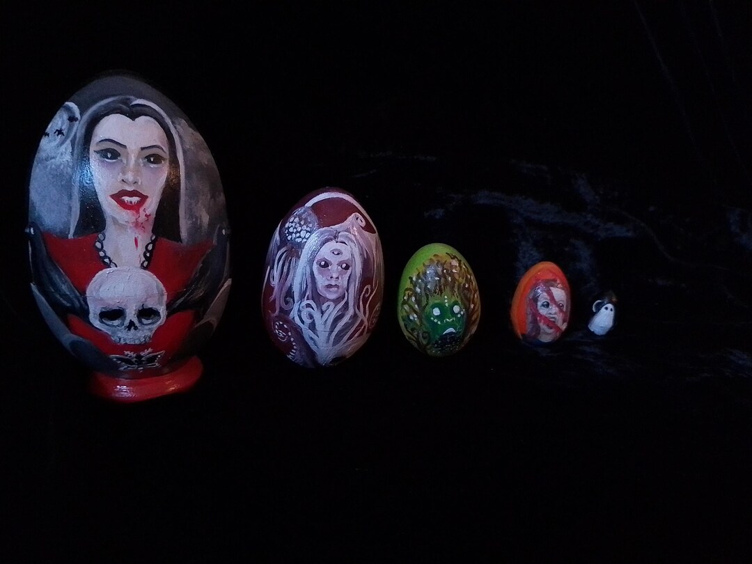Horror Themed Nesting/stacking Doll - Etsy