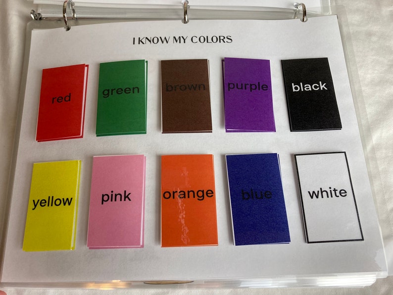 PRESCHOOL LEARNING BINDER Preschool Busy Binder Montessori - Etsy