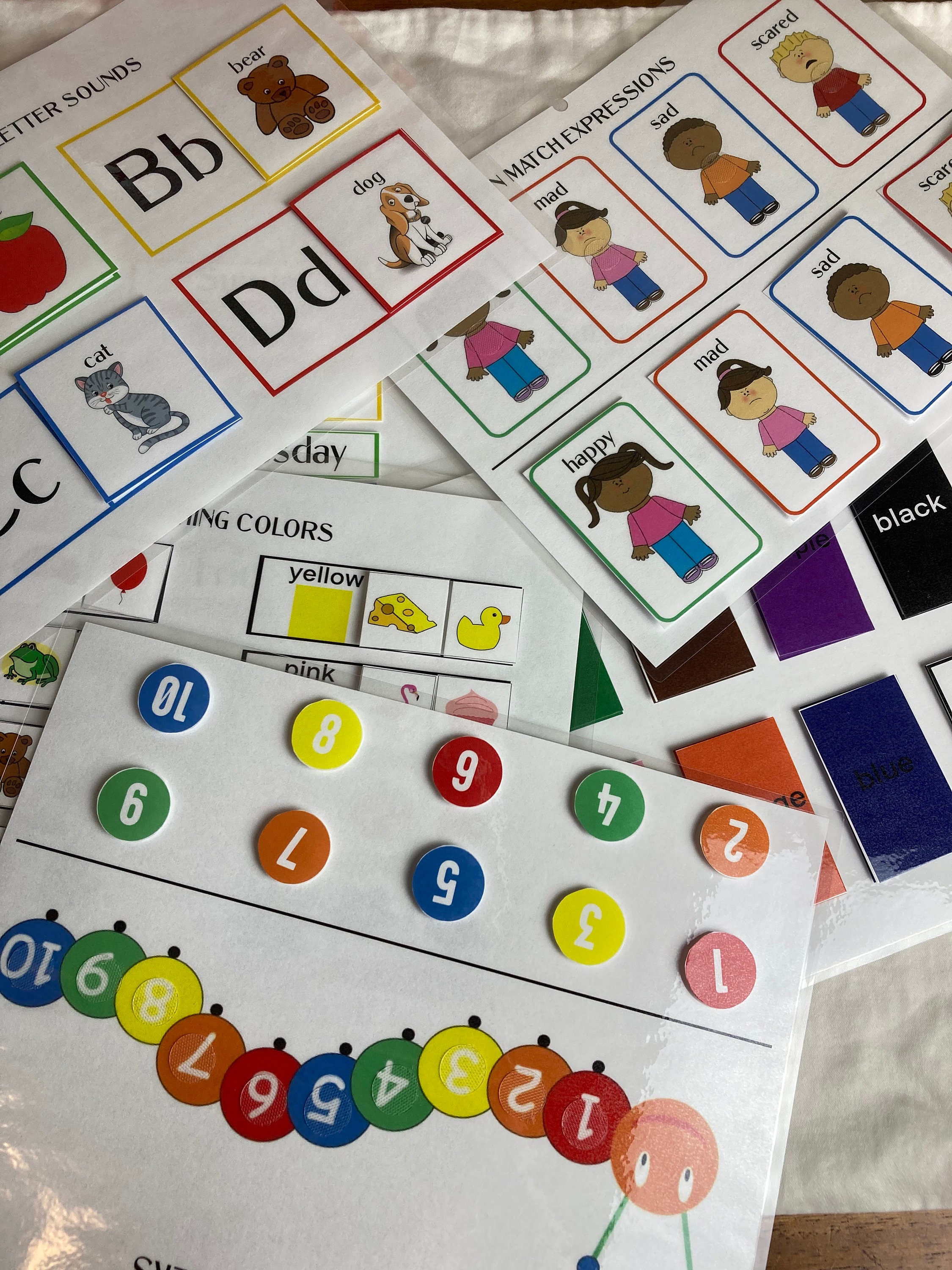 PRESCHOOL LEARNING BINDER, Preschool Busy Binder, Montessori Pre-k Busy ...
