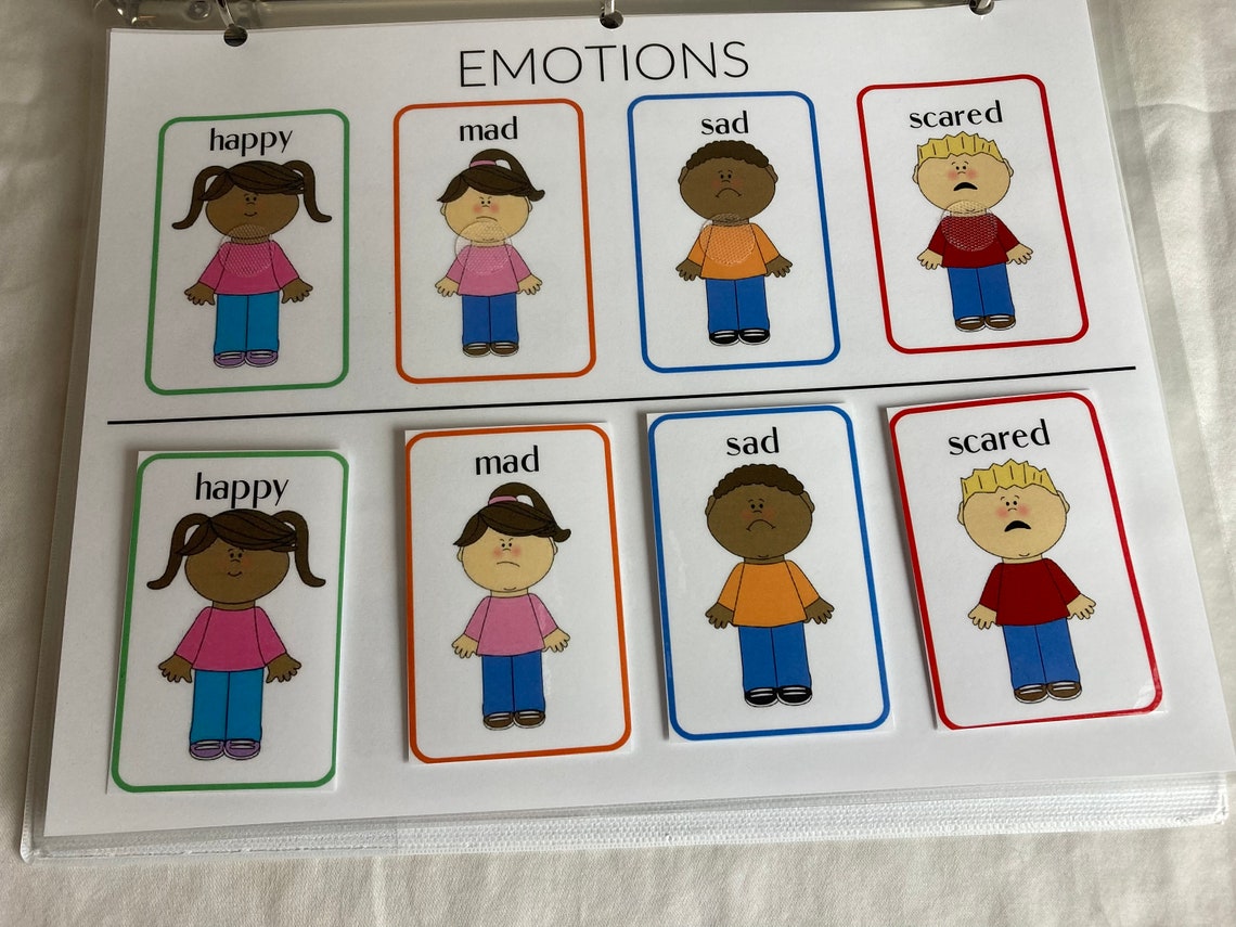 Adapted Books Pre-k Busy Quiet Book Toddler Homeschool - Etsy