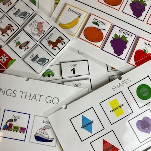 Adapted Books, Pre-k Busy Quiet Book Toddler, Homeschool Montessori ...