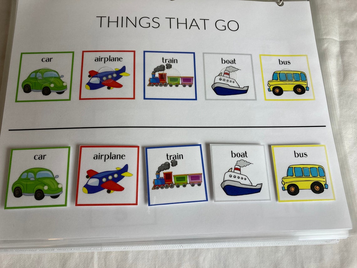 Adapted Books Pre-k Busy Quiet Book Toddler Homeschool - Etsy