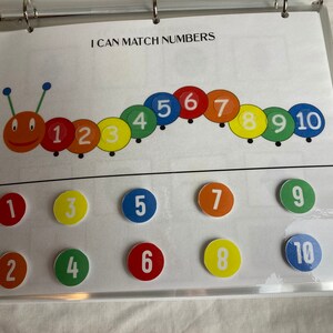 PRESCHOOL LEARNING BINDER, Preschool Busy Binder, Montessori Pre-k Busy ...