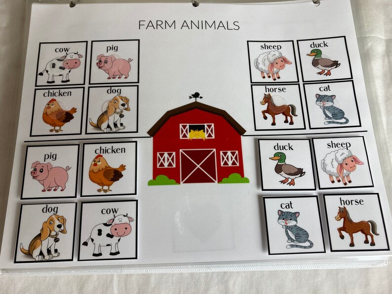 Adapted Books Pre-k Busy Quiet Book Toddler Homeschool - Etsy