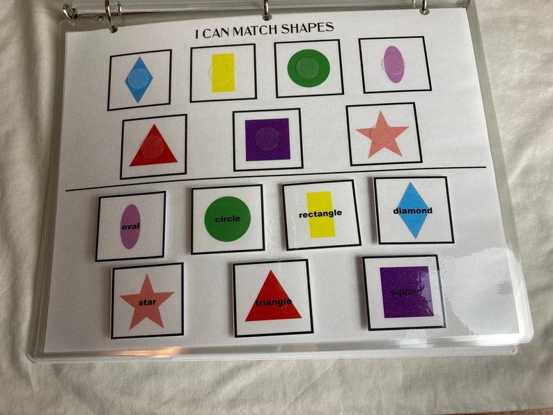 PRESCHOOL LEARNING BINDER Preschool Busy Binder Montessori - Etsy