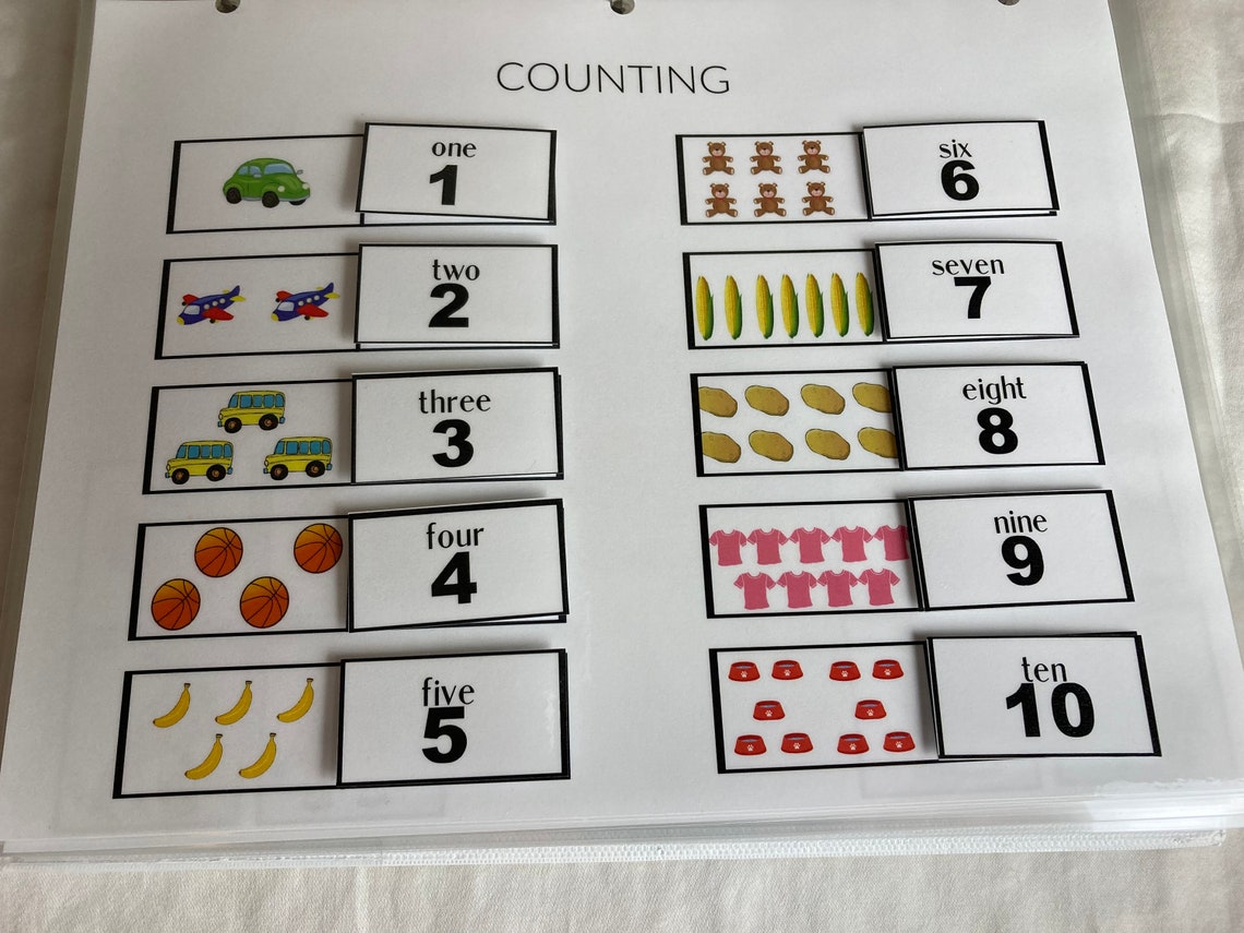 Adapted Books Pre-k Busy Quiet Book Toddler Homeschool - Etsy