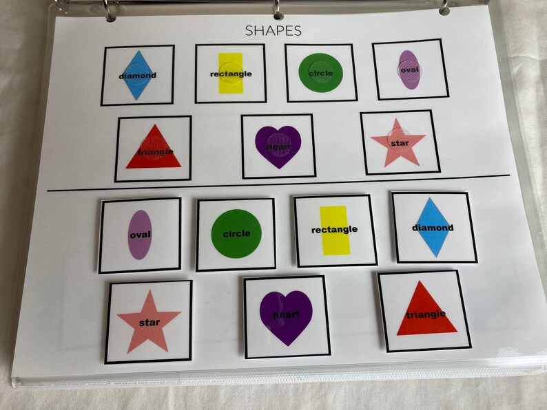 Adapted Books Pre-k Busy Quiet Book Toddler Homeschool - Etsy