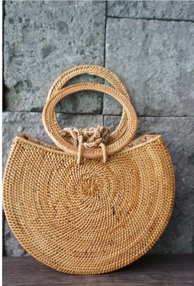 Ata Grass Straw Woven Handbag Bali Handmade Wajik Tunjung Bag - Etsy