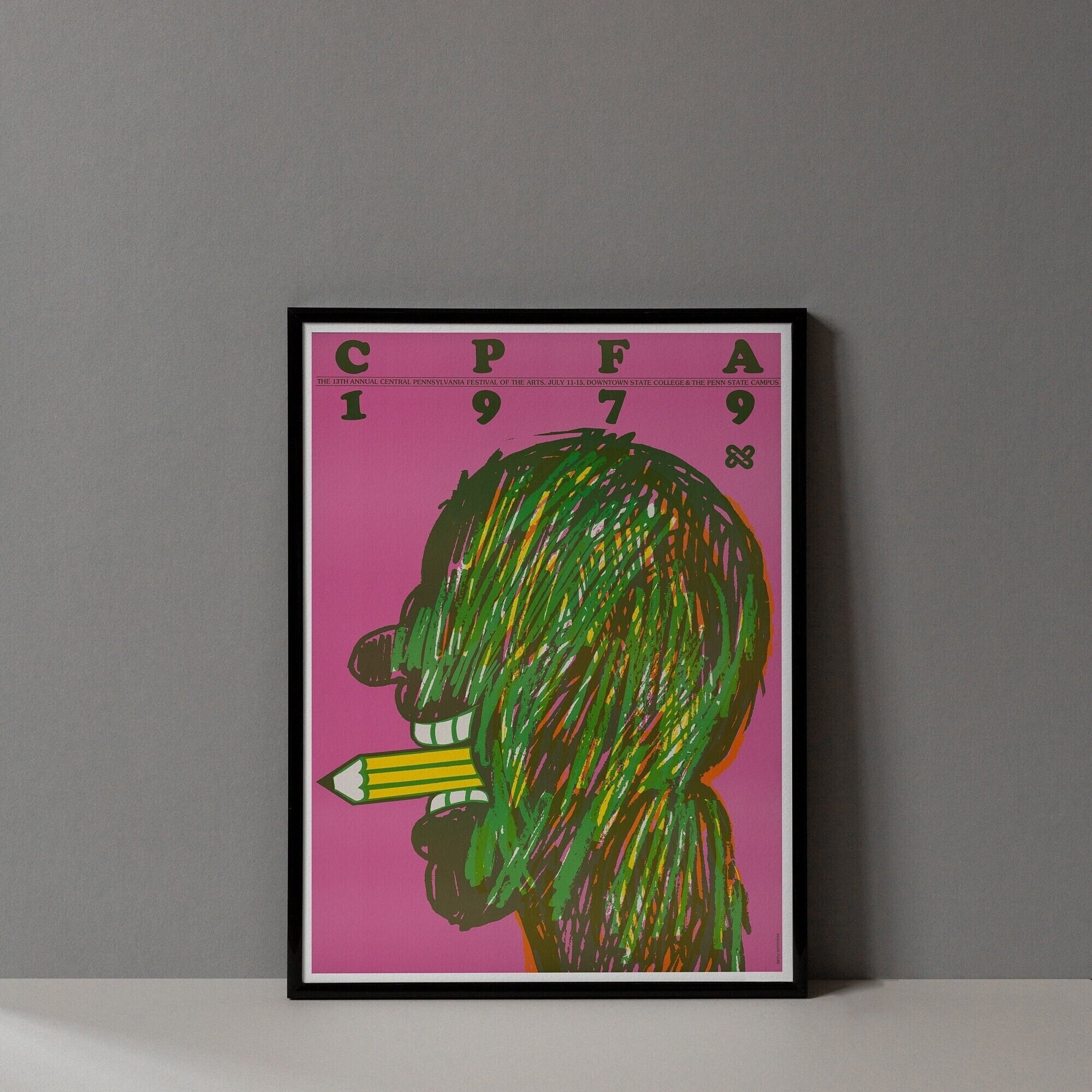 Lanny Sommese Vintage Poster | Art Print, Exhibition Poster, Abstract ...