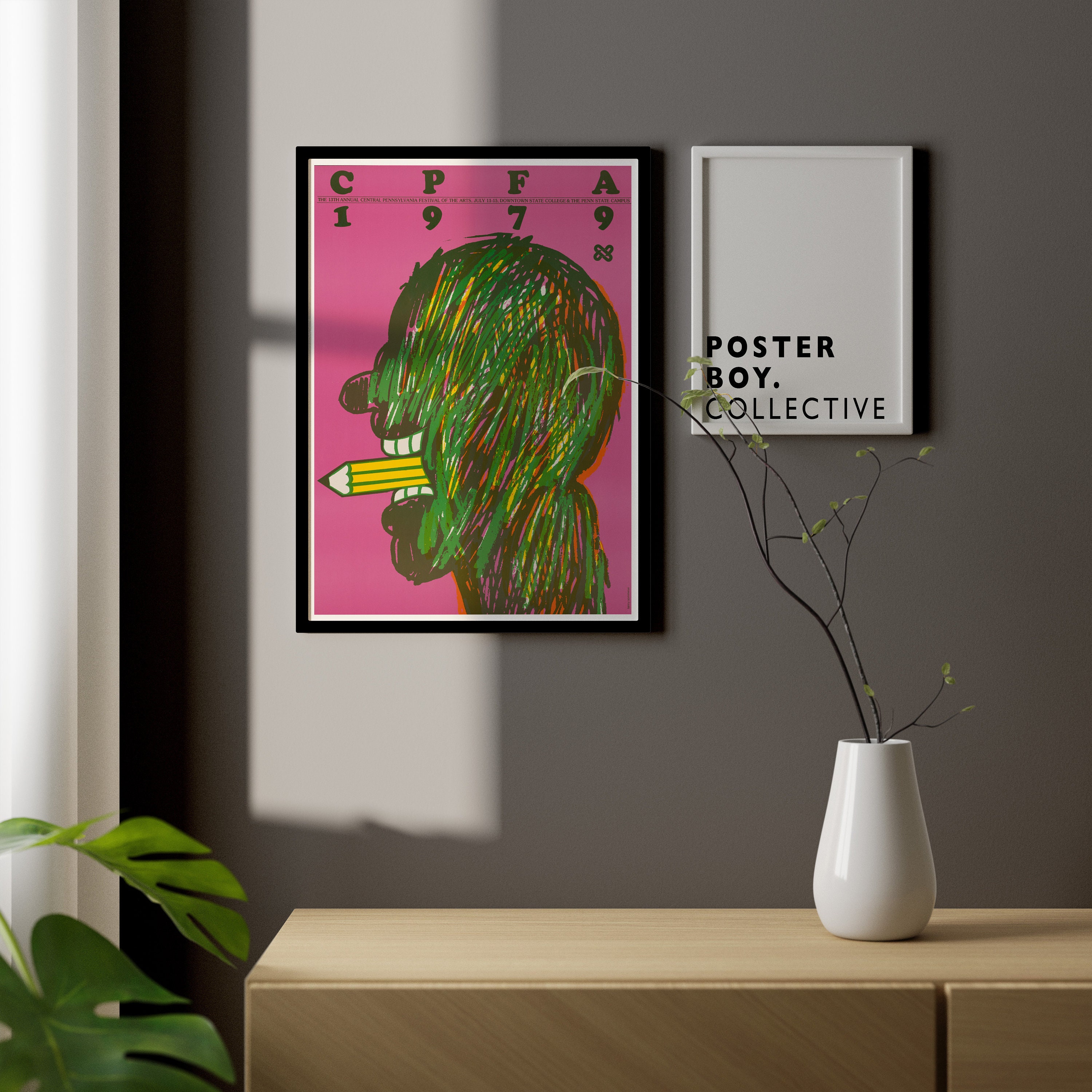 Lanny Sommese Vintage Poster | Art Print, Exhibition Poster, Abstract ...
