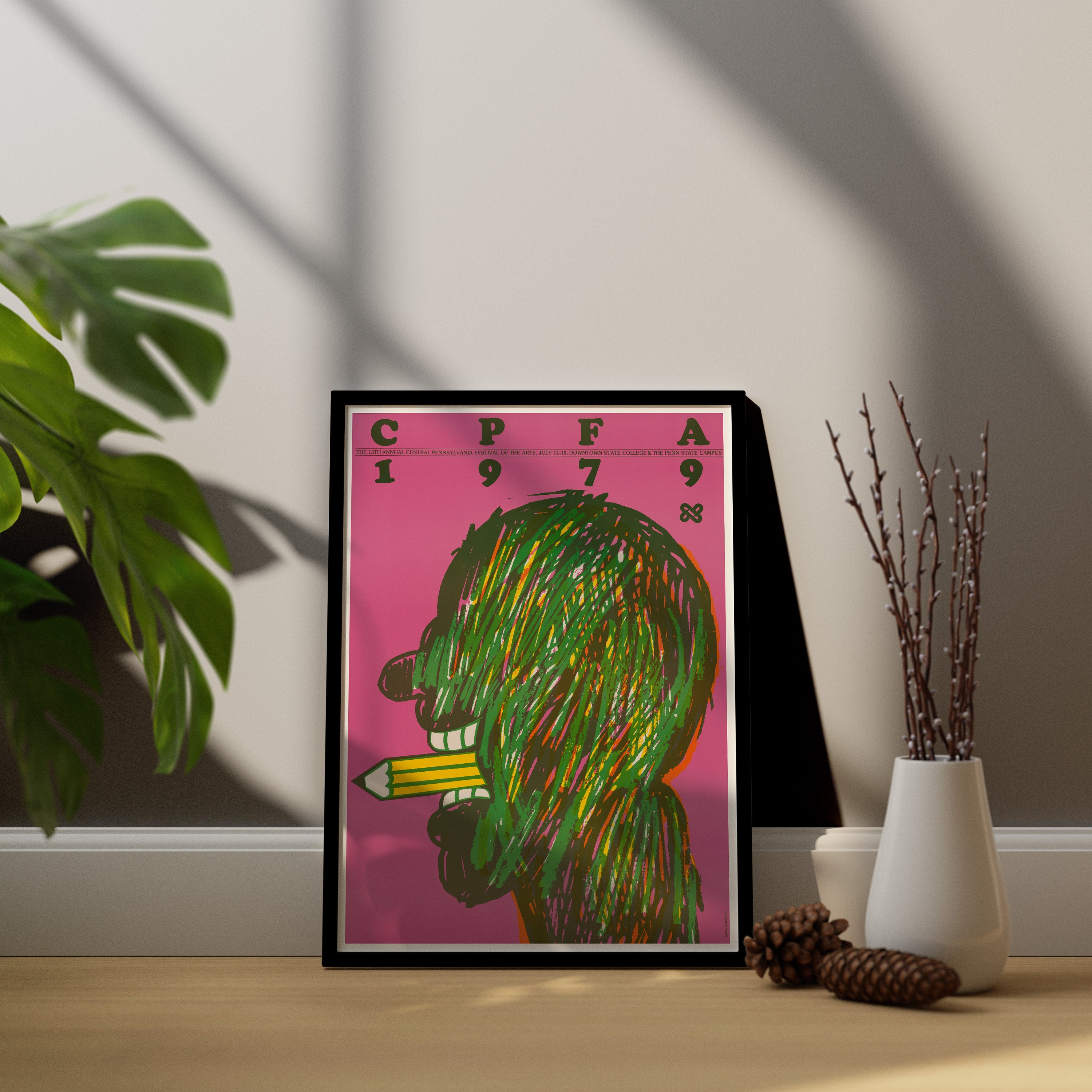 Lanny Sommese Vintage Poster | Art Print, Exhibition Poster, Abstract ...