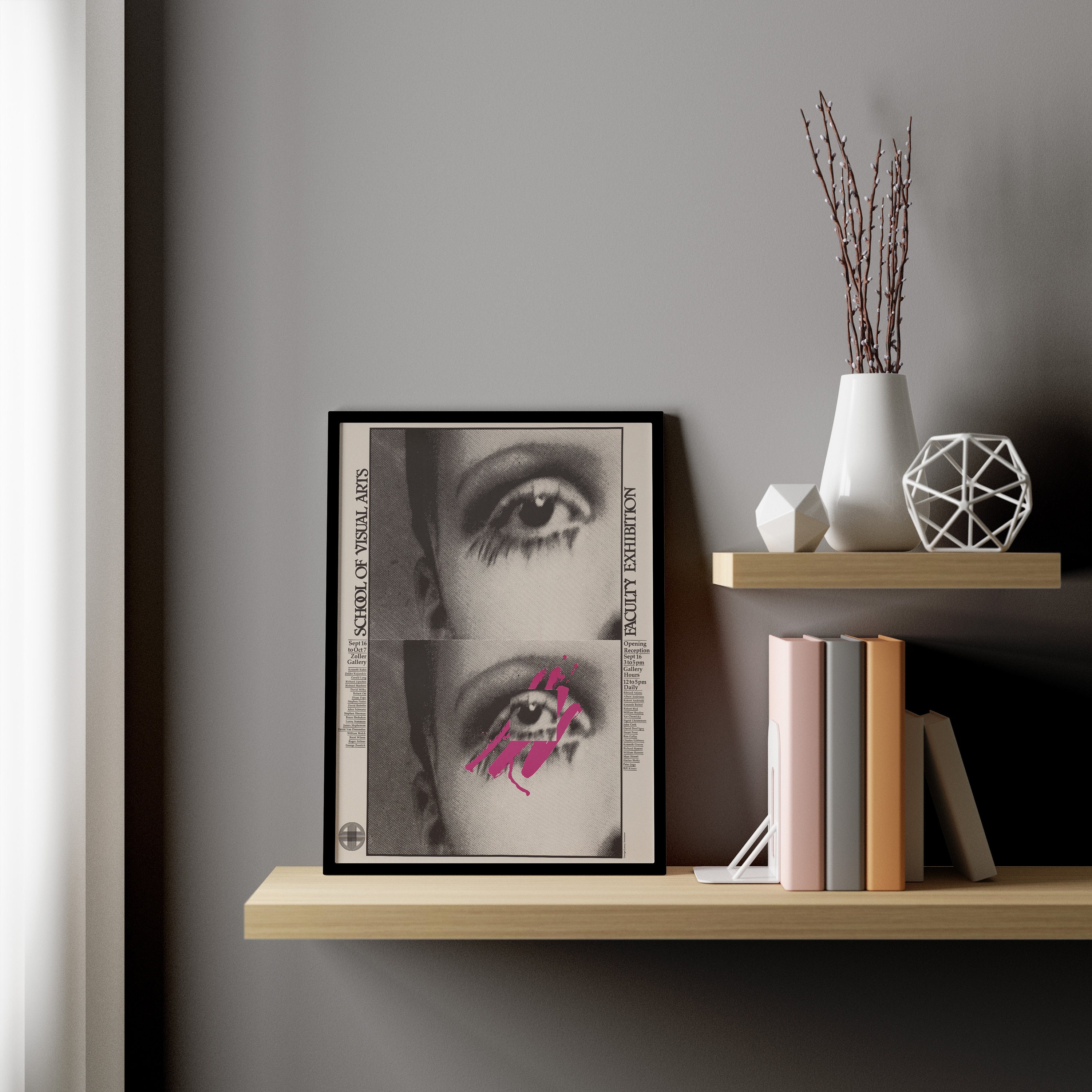 Lanny Sommese Vintage Poster | Art Print, Exhibition Poster, Abstract ...