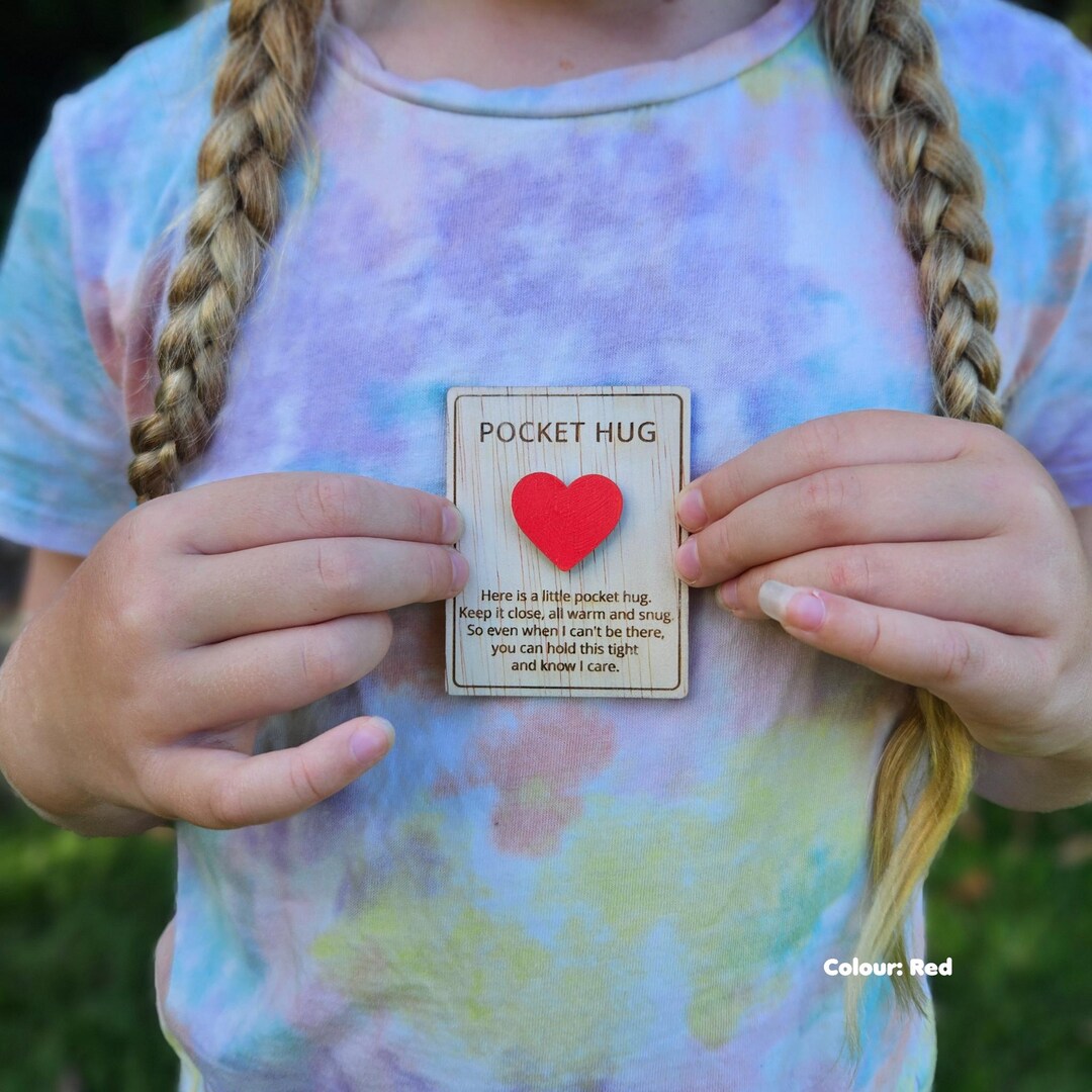 Heart Pocket Hug Animal Pocket Hug, First Day of School, Worry Plaque ...