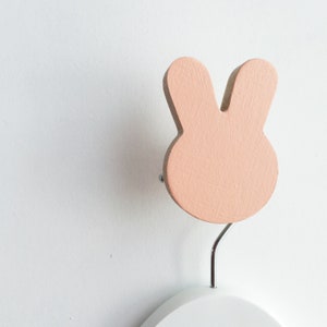 Bunny Wall Hook Colourful Wall Hooks, Rabbit Wall Hook, Kids Room Decor ...