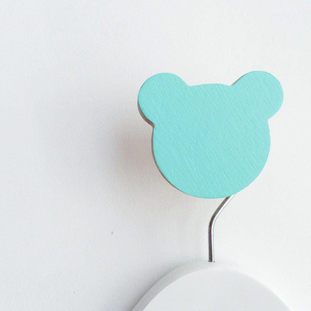 Teddy Wall Hook; Teddy Bear Room Idea, Teddy Bear Wall Hook, Baby ...