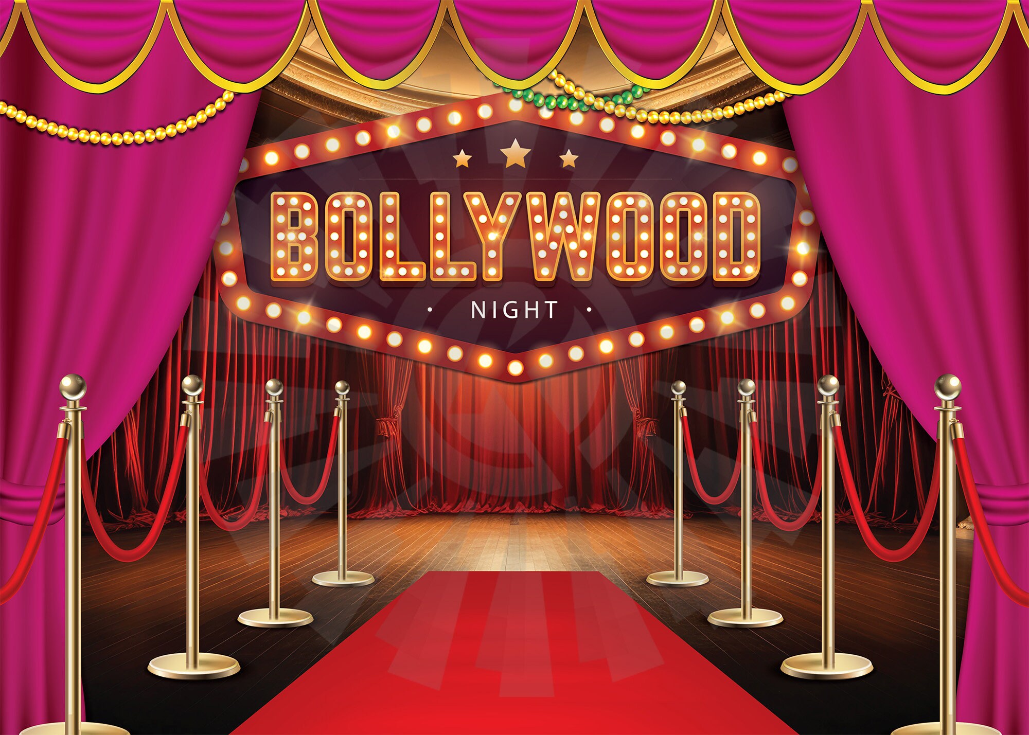 Bollywood Night Decoration