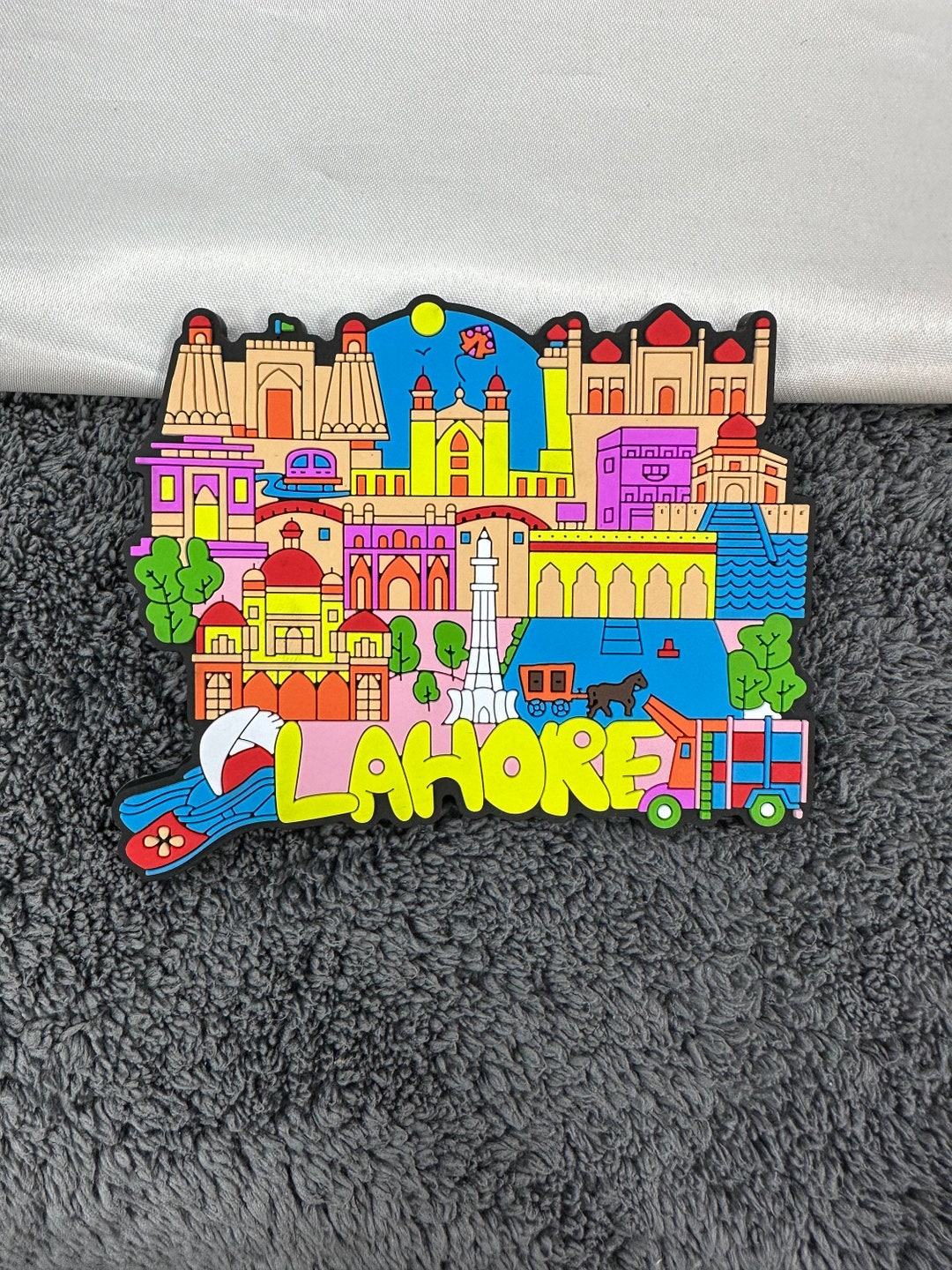 Lahore Pakistan Souvenir Fridge Magnet Gift Desi Pakistani Traditional ...