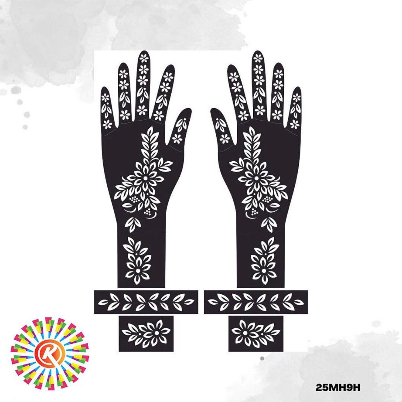 FULL PACK India/arabic Henna Tattoo Mehndi Stencils Hand Foot Body Art ...