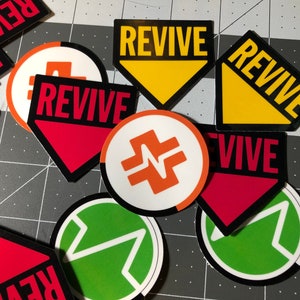 Revive Icon Sticker! - Red, Yellow and More! - Water Bottle Sticker ...