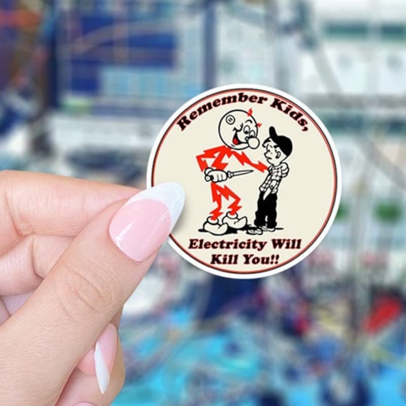 Remember Kids Electricity Kills - Etsy