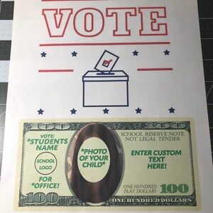 School Treasurer Campaign *PS Template Only* PNG PSD Digital Download ...