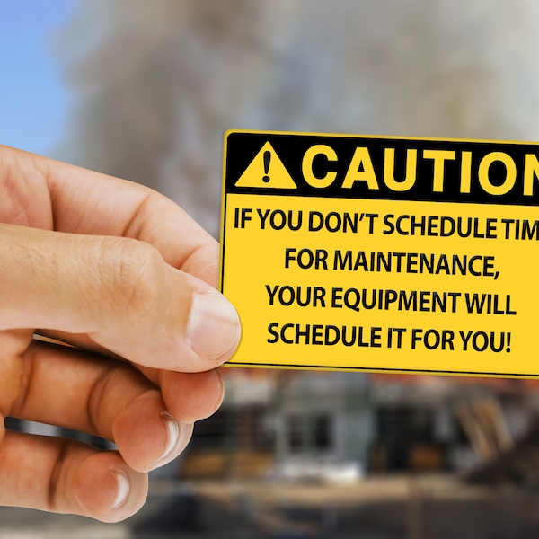 Maintenance Sticker - Etsy