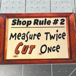 Measure Twice Cut Once! - Vinyl Sticker - NOT Paper - Water Bottle ...