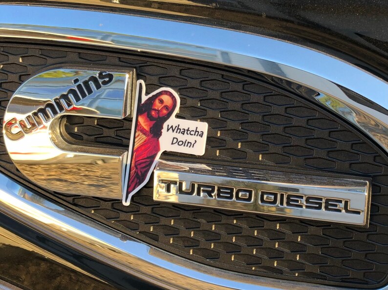 Jesus Whatcha Doing or I Saw That Sticker 2.5 - Etsy