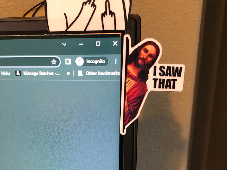 Jesus Whatcha Doing or I Saw That Sticker 2.5 - Etsy