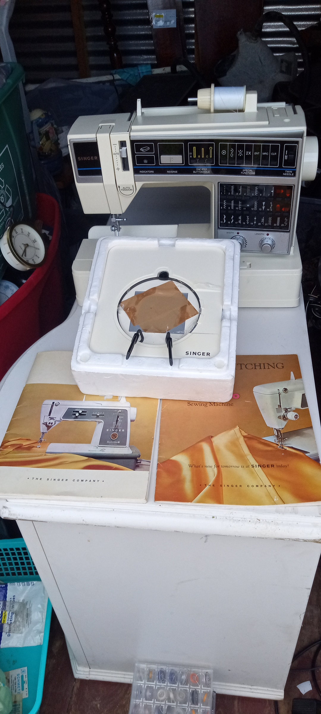 Vintage Singer Sewing Machine Touch and Go in Like New - Etsy