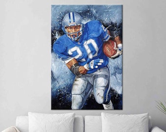 Barry Sanders Poster - Etsy