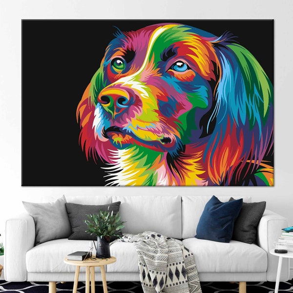 Abstract Dog Art - Etsy