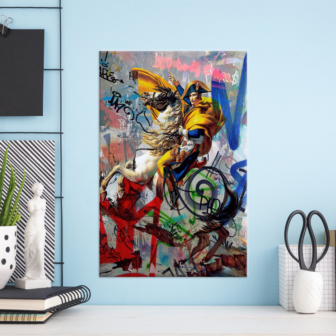 Banksy Napoleon Bonaparte Artwork Canvas Home Decor Painting - Etsy UK