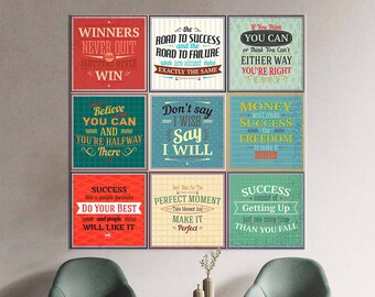 Success 3d Canvas - Etsy