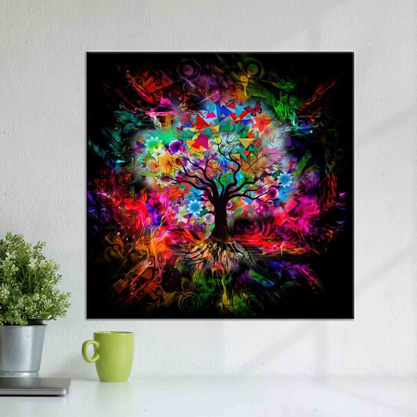 Canvas Painting Tree - Etsy