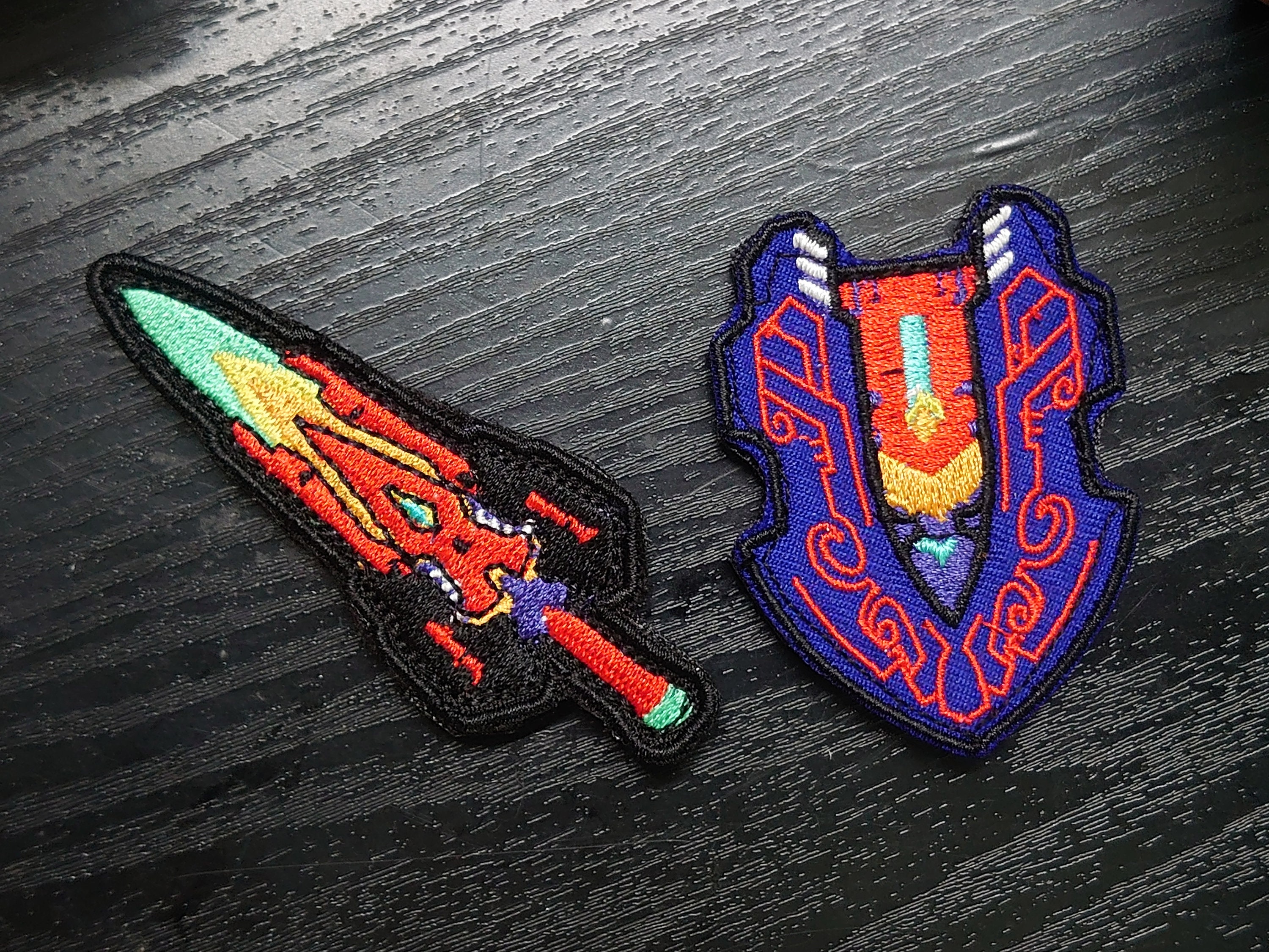 Patch Hololiveen Mascot " Sword " & " Shield " - Takanashi Kiara - Etsy