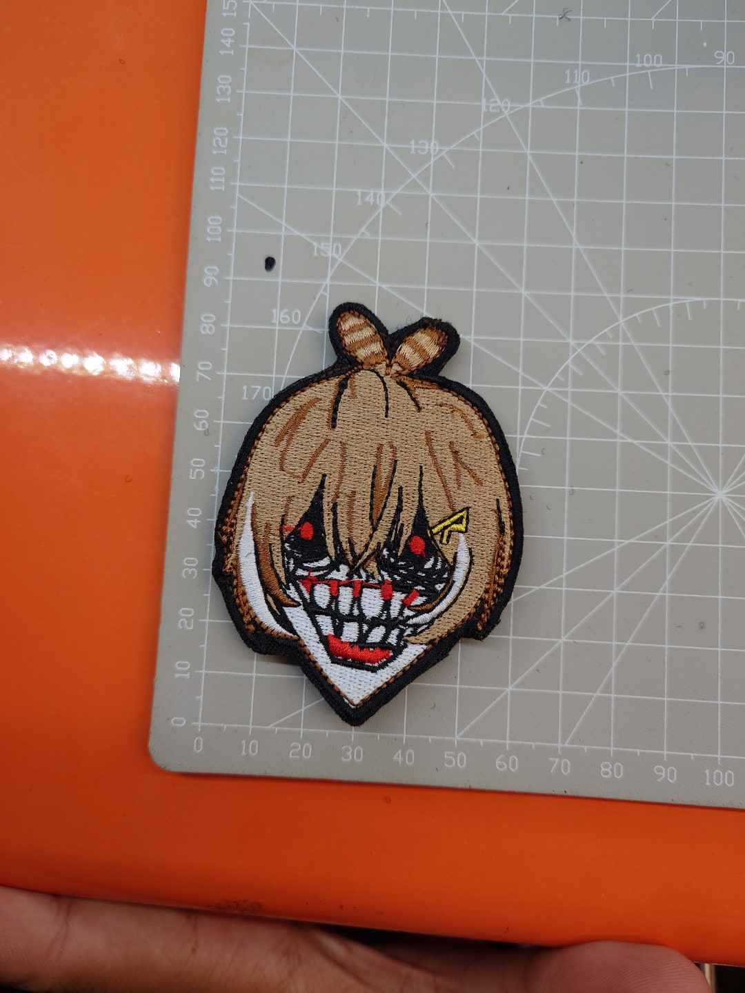 HOLOLIVE EN 2nd Holocouncil " Nanashi Mumei " Grimace Patch - Etsy