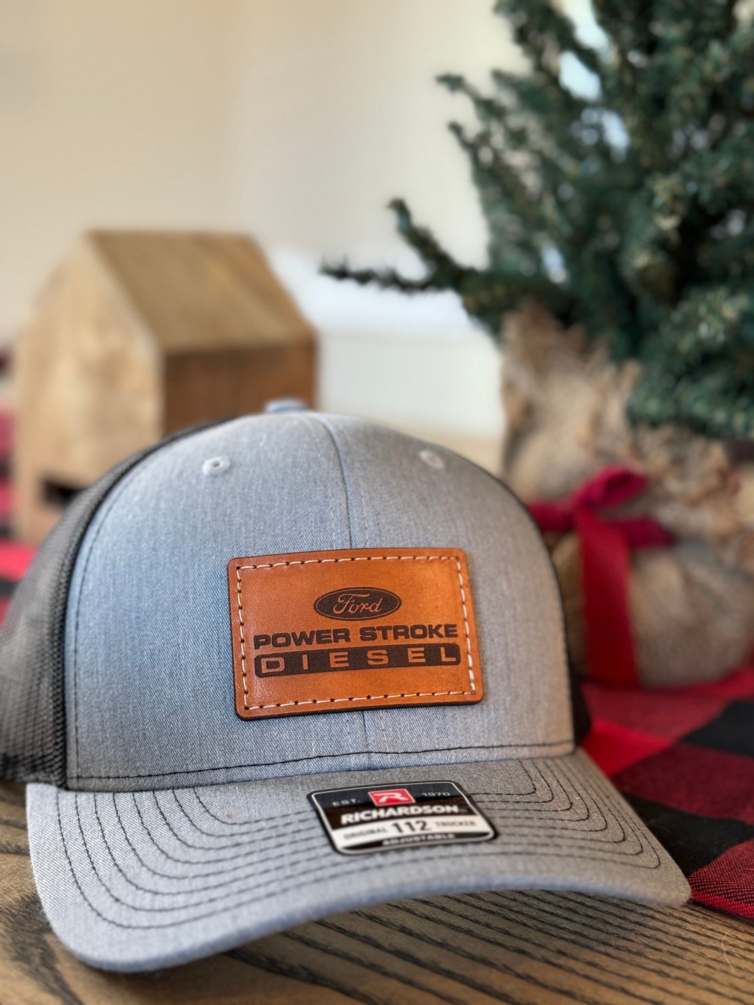 Ford Powerstroke Diesel Leather Patch Hat - Etsy