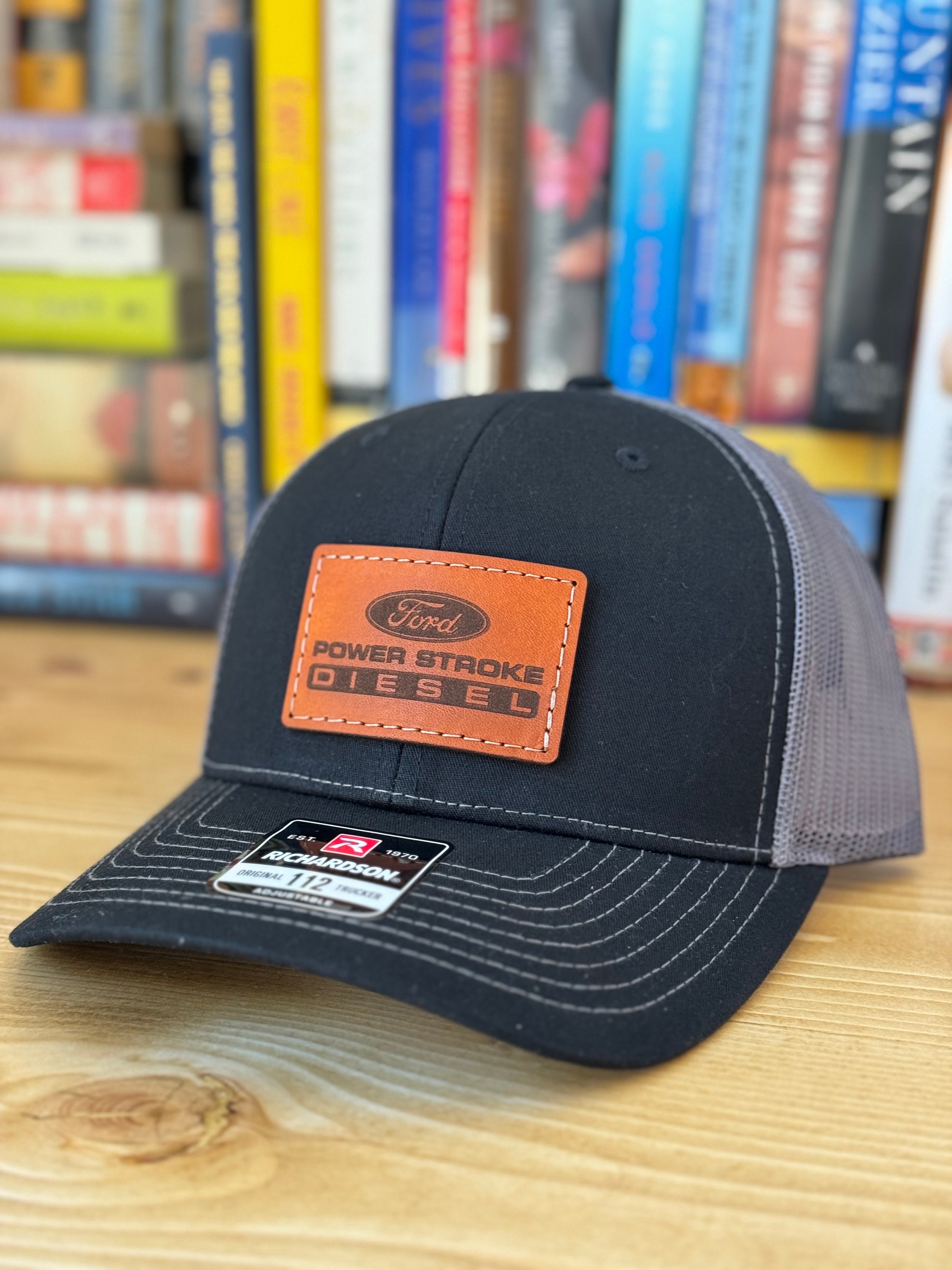 Ford Powerstroke Diesel Leather Patch Hat - Etsy