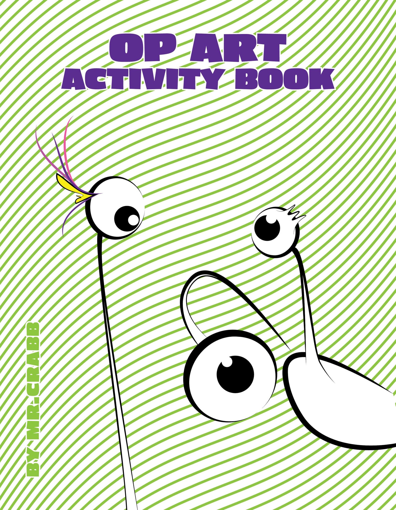 64 Pages OP Art Activity Book - Etsy