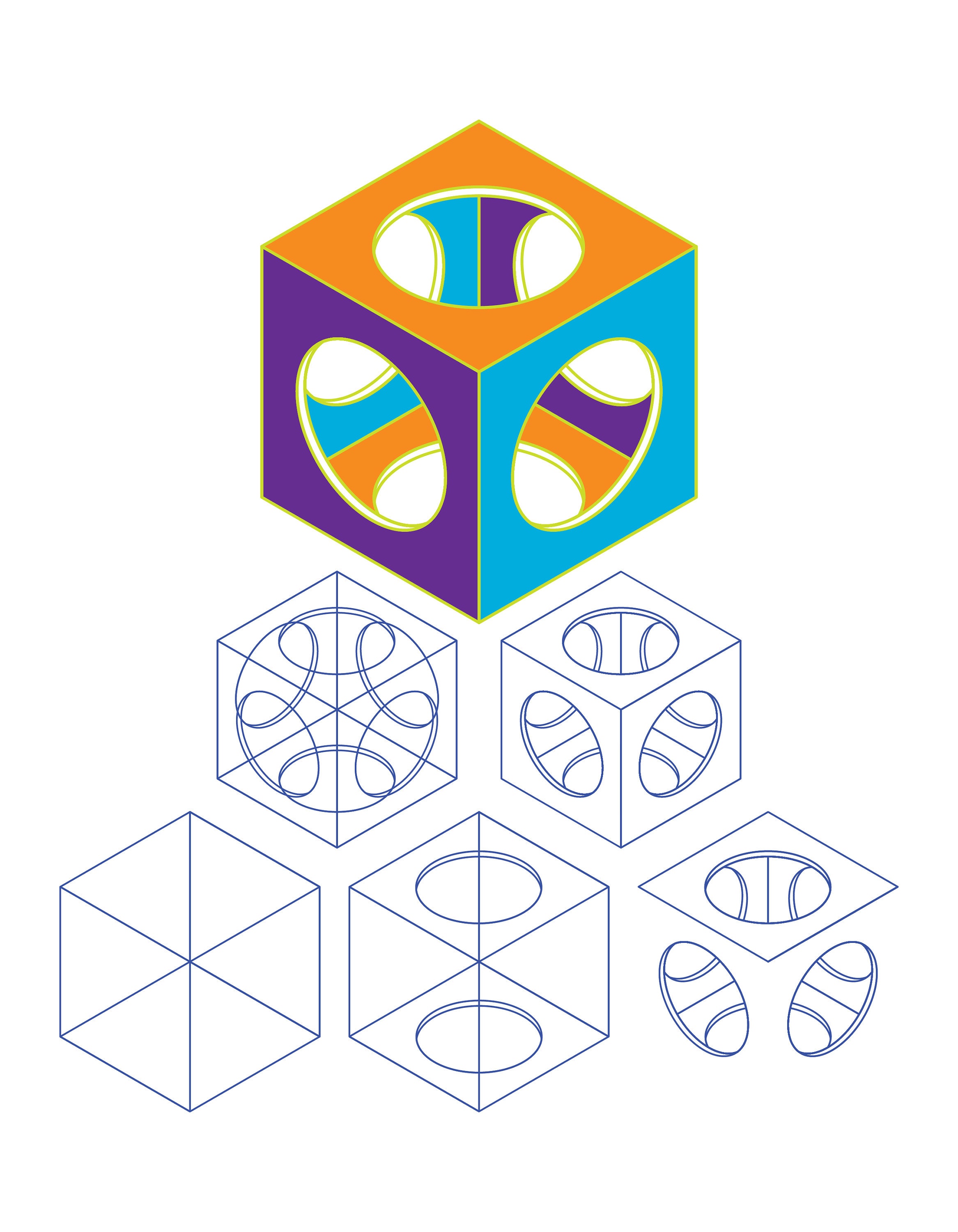 Isometric Projection Drawing Exercises - Etsy