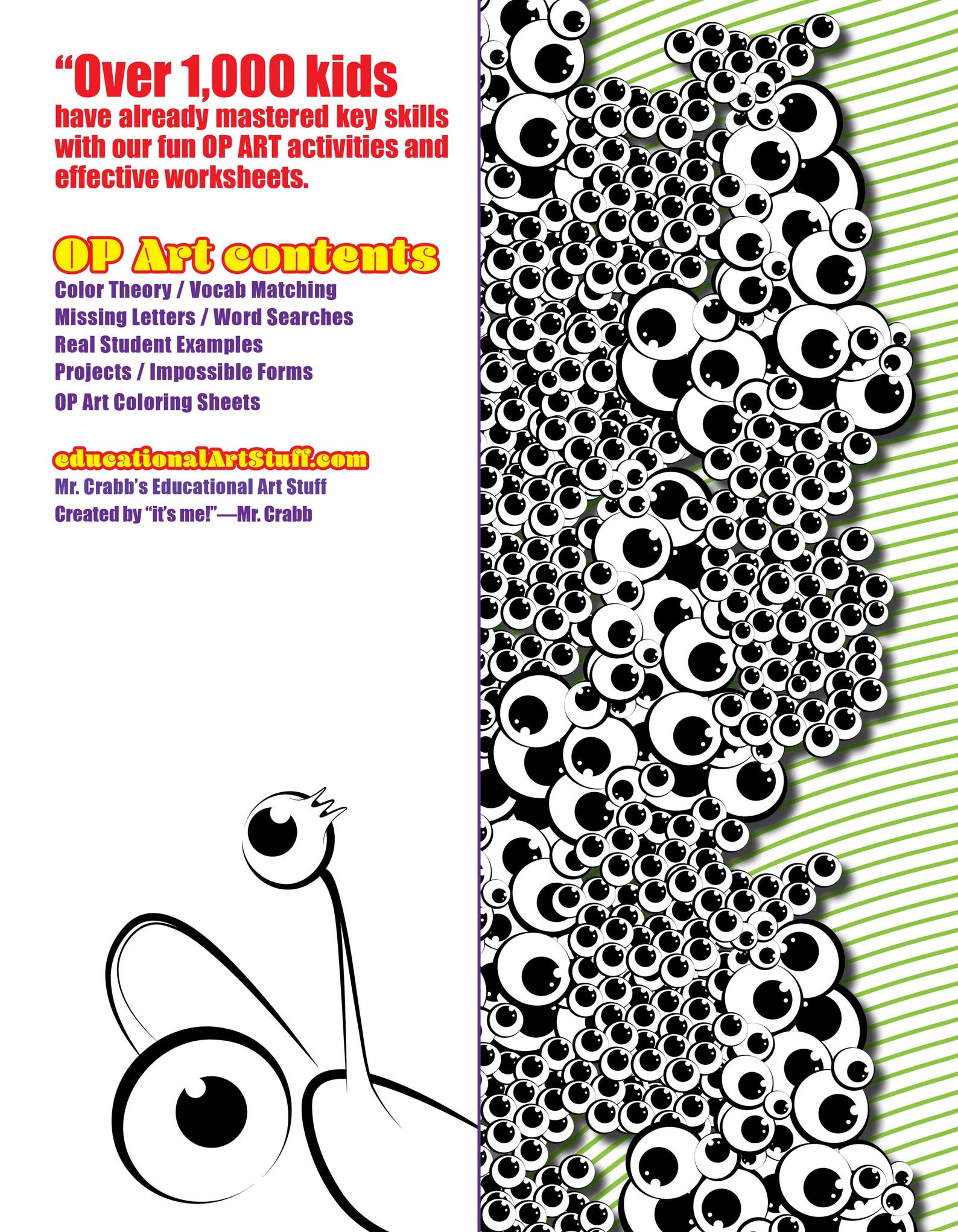 64 Pages OP Art Activity Book - Etsy