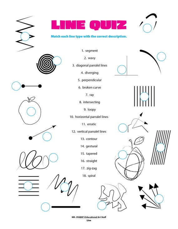 Line Shape and Form Work Sheets | Etsy